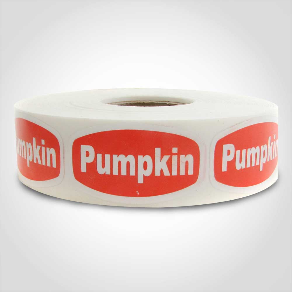 Pumpkin Label - 1000 Stickers | Bakery Labels