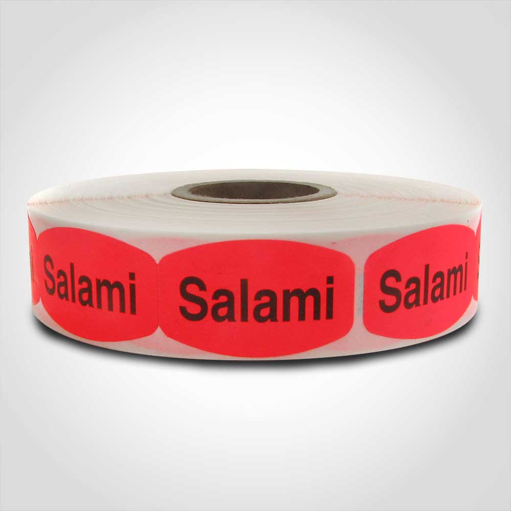Salami Labels - 1000 Stickers | Deli Labels