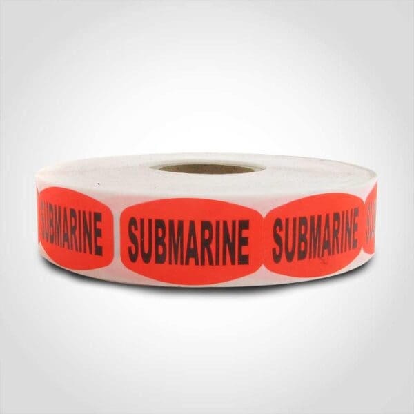 Submarine Labels | 1000 Stickers - Brenmarco.com