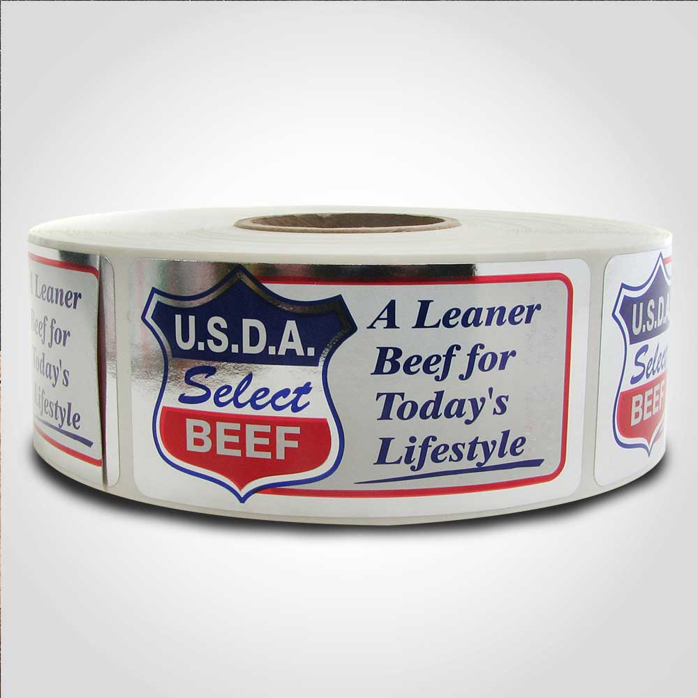 A Leaner Beef Label - 1000 Stickers | Butcher Labels