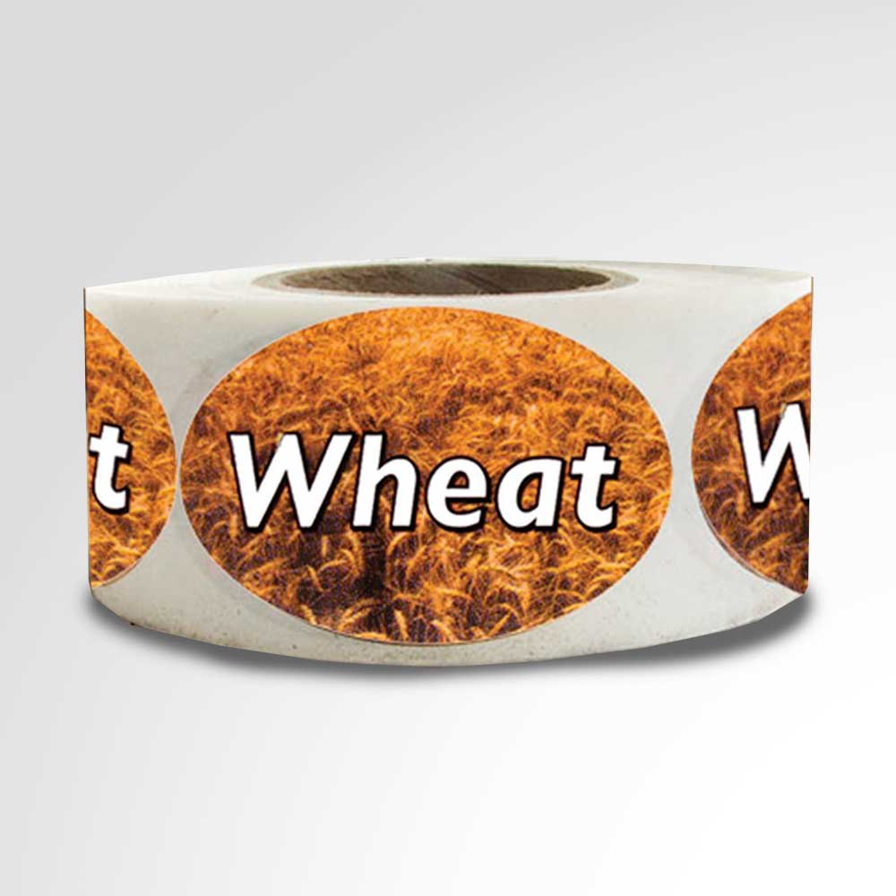 Whole Wheat Bread Label - 500 Stickers | Bakery Labels