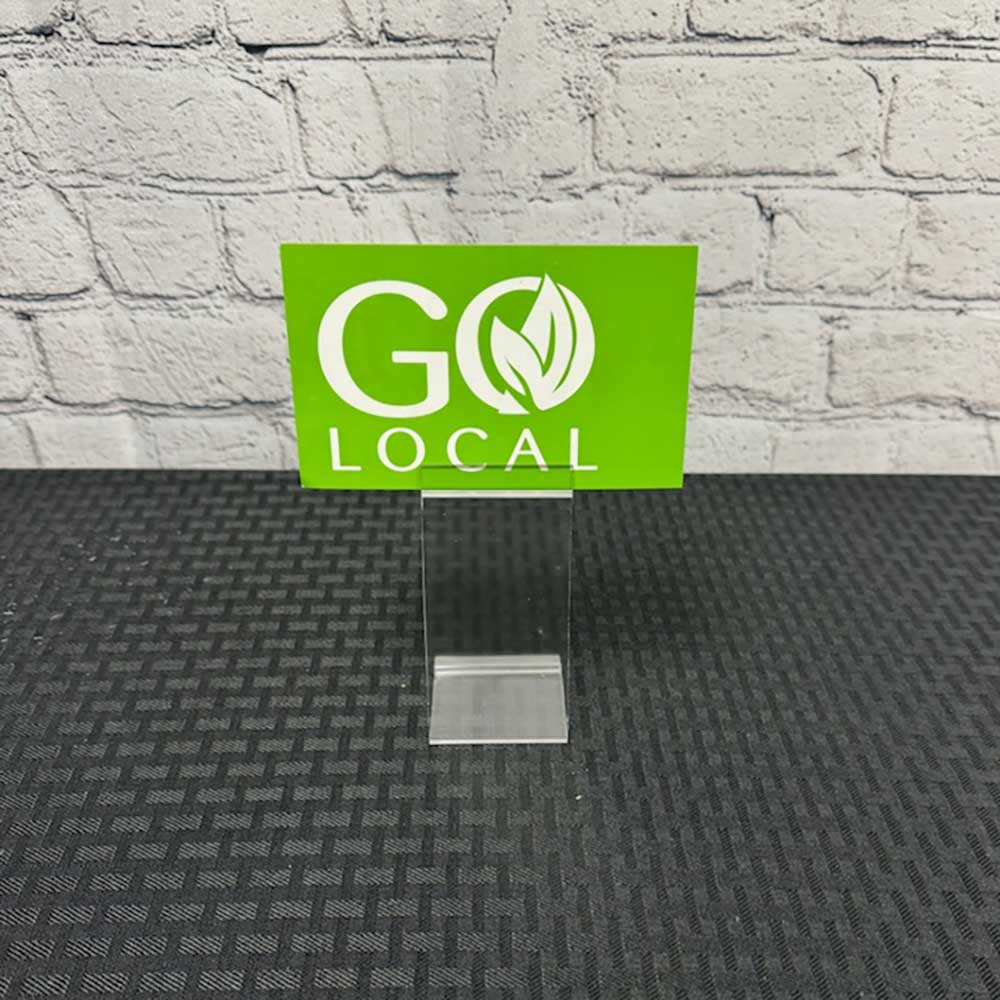 Deli Sign Holder Base 2" x 2" x 4" - 25/case | Sign Frames