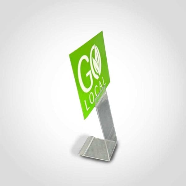 Deli Sign Holder Base, 2"W X 2" X 4" - 25 PACK