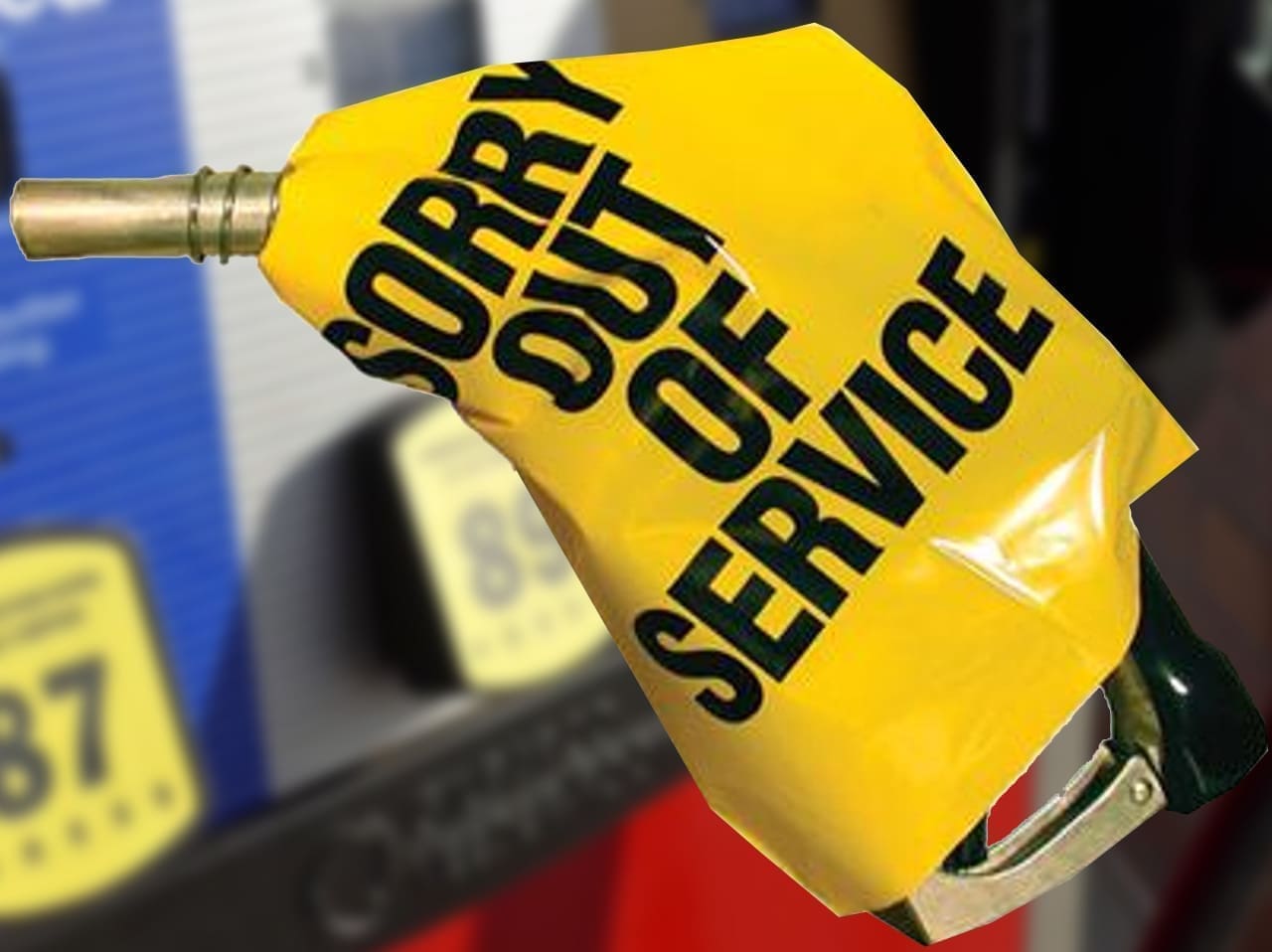 Sorry Out of Service Gas Nozzle Bags - 12 PACK