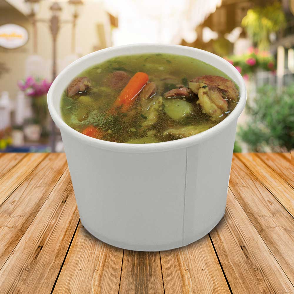 Paper Soup Cup 12 oz White - 500/case