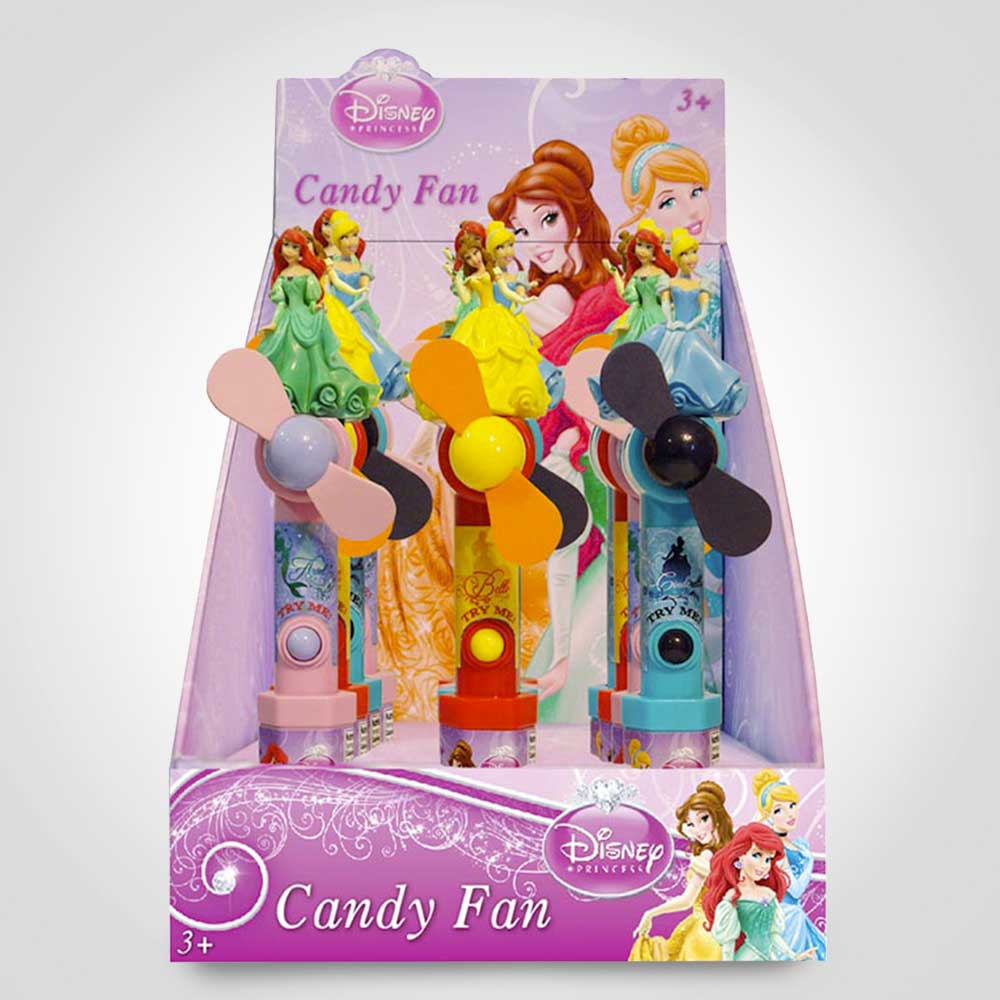 Character Candy Fan Disney Princess Candy - 12 Pack | Candy