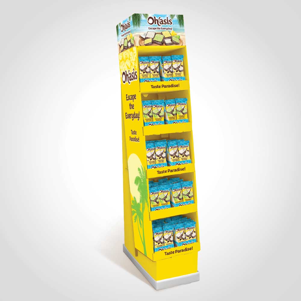 Mixed 2.68oz 2-Pc Coconut Patties Floor Display 120ct | Candy