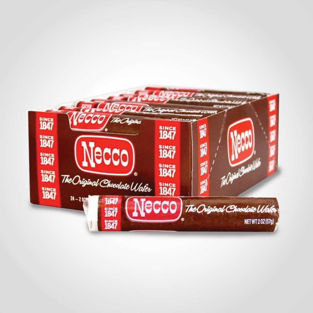 Necco Chocolate Wafers 2oz - 24 Pack | Candy
