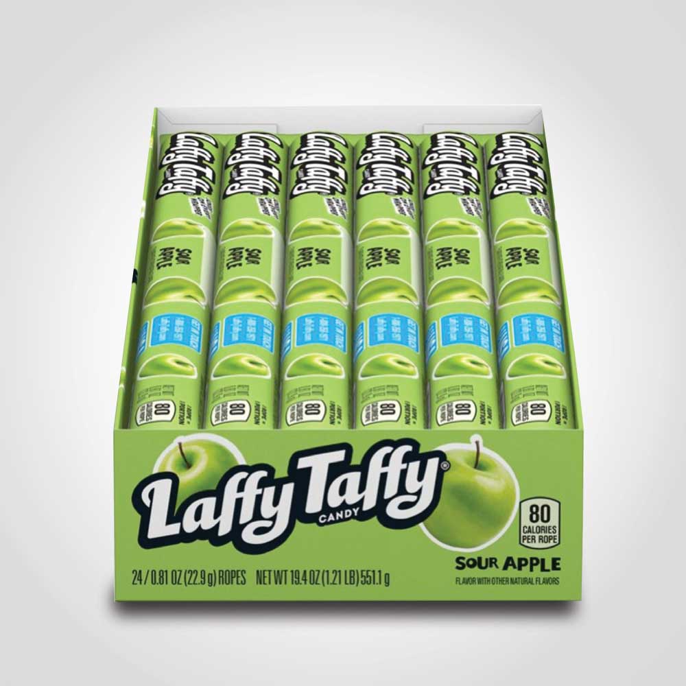 Laffy Taffy® Sour Apple Rope - 24 Pack | Candy