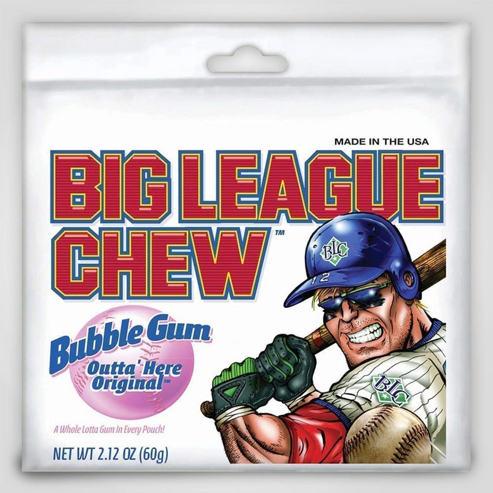 Big League Chew Pouch, Original 2.12oz - 12 Pack | Candy