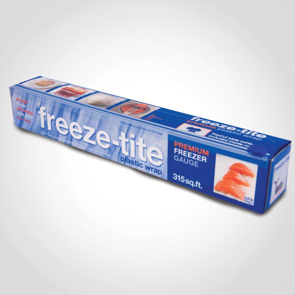 Freeze-Tite Clear High-Cling Freezer Wrap | 1 Box 15 x 250 FT