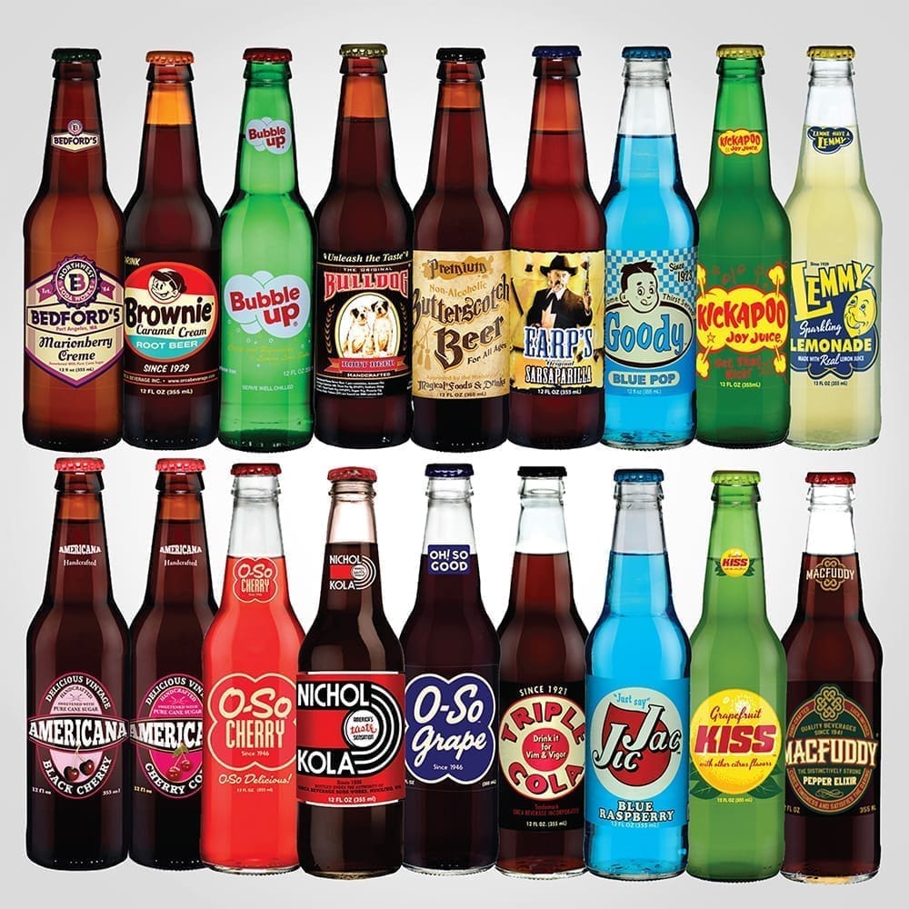 Nostalgic Soda Pop | Many Flavors to Choose from