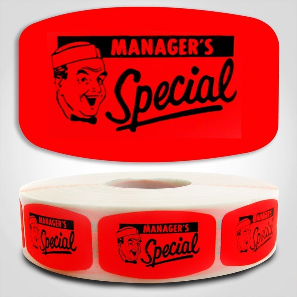 Managers Special Labels - 1000 Stickers | Sale Sticker