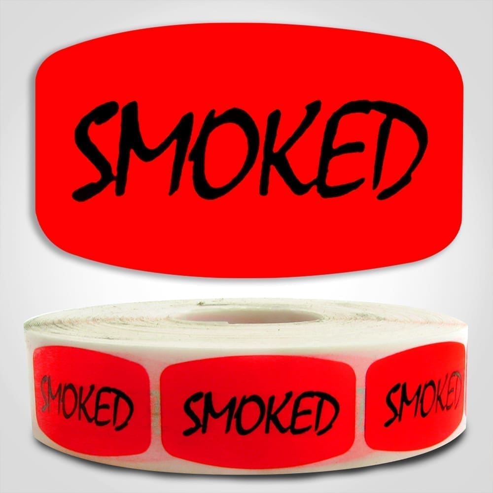 Smoked Label - 1000/roll | Butcher Labels