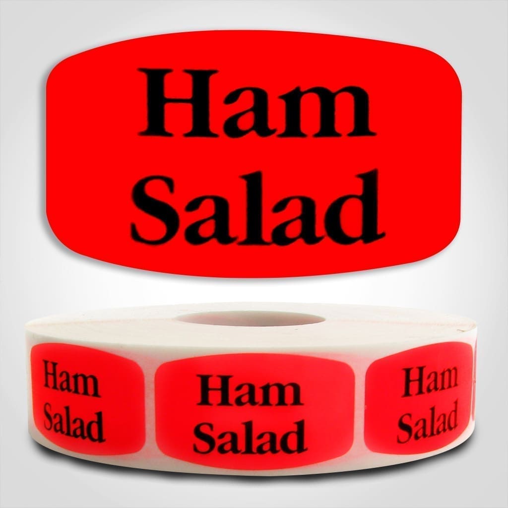 Ham Salad Labels - 1000 Stickers | Deli Labels