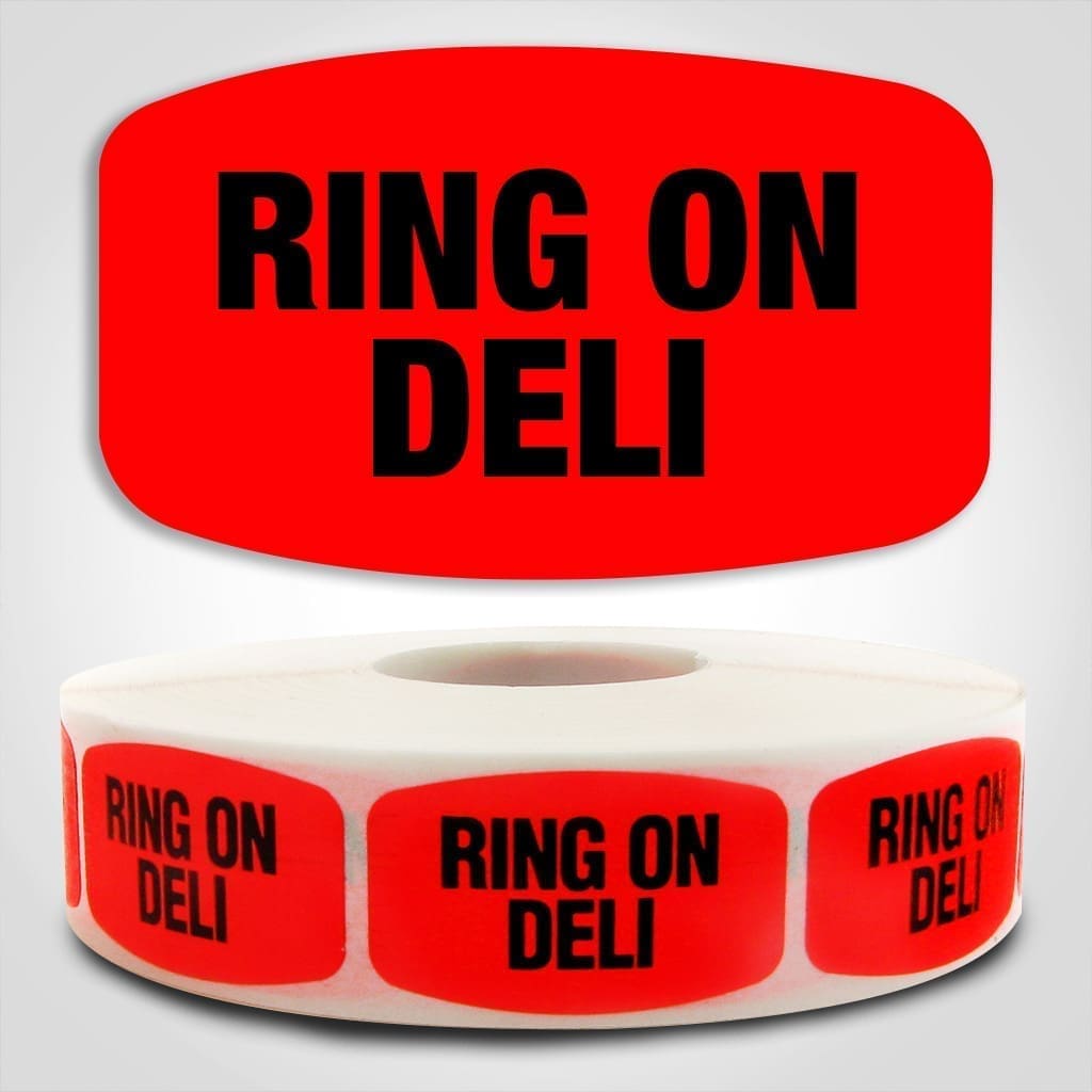 Ring on Deli Labels - 1000 Stickers | Deli Labels