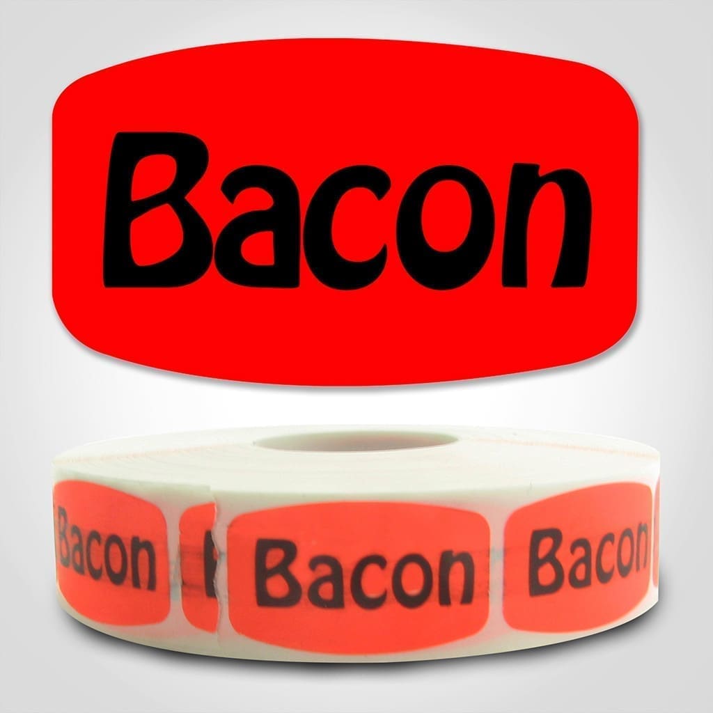 Bacon Label - 1000 Stickers | Butcher Labels