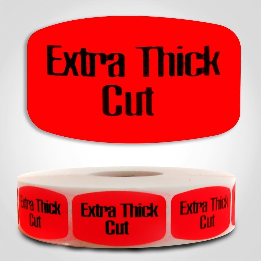Extra Thick Cut Label - 1000 Stickers | Butcher Labels