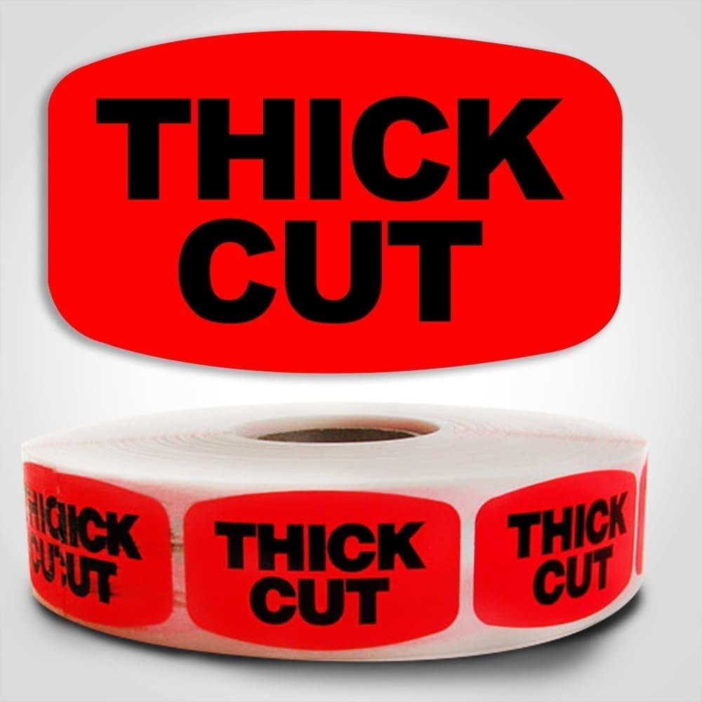 Thick Cut Label - 1000 Stickers | Butcher Labels