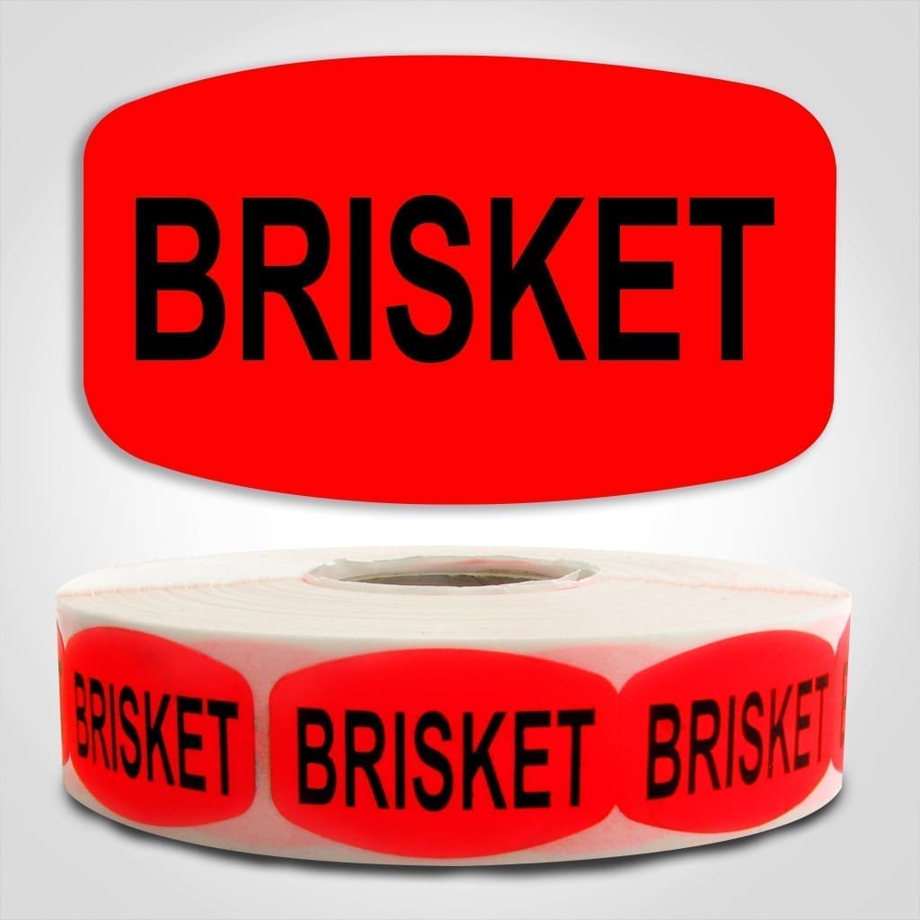 Brisket Label - 1000 Stickers | Butcher Labels
