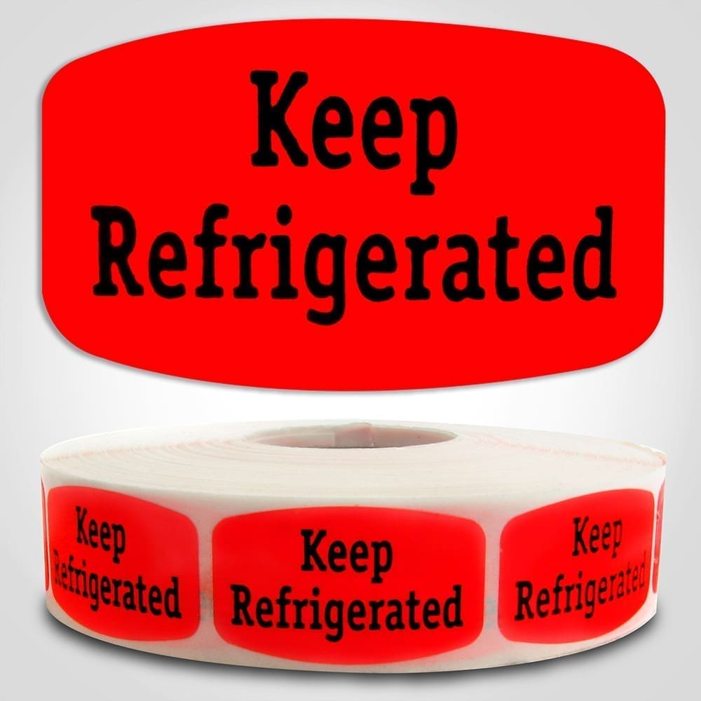 Keep Refrigerated Label - 1000 stickers | Butcher Labels