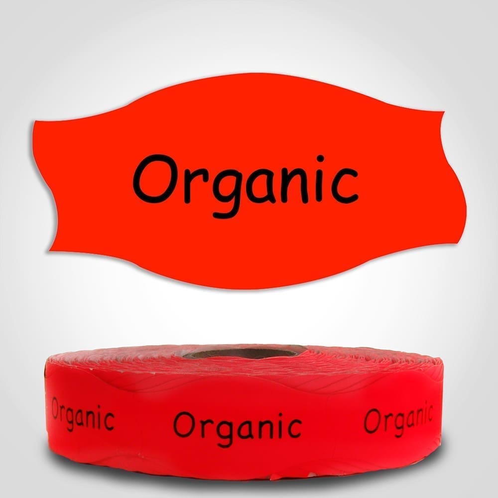 Organic Labels - 1000 stickers | Produce Labels