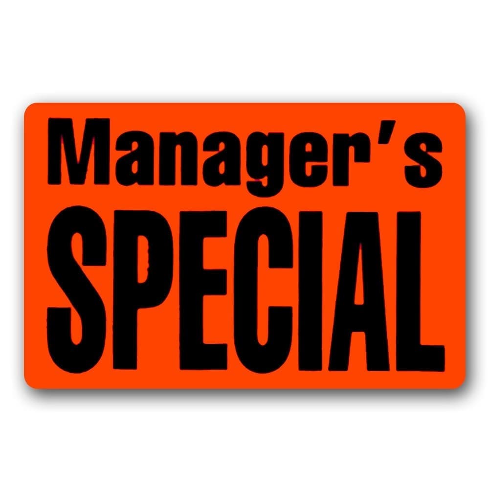 Managers Special Label - 500 Stickers | Sale Sticker