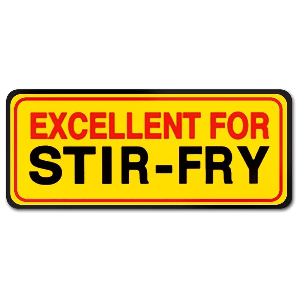 Stir Fry Label - 500 Stickers | Merchandising Labels