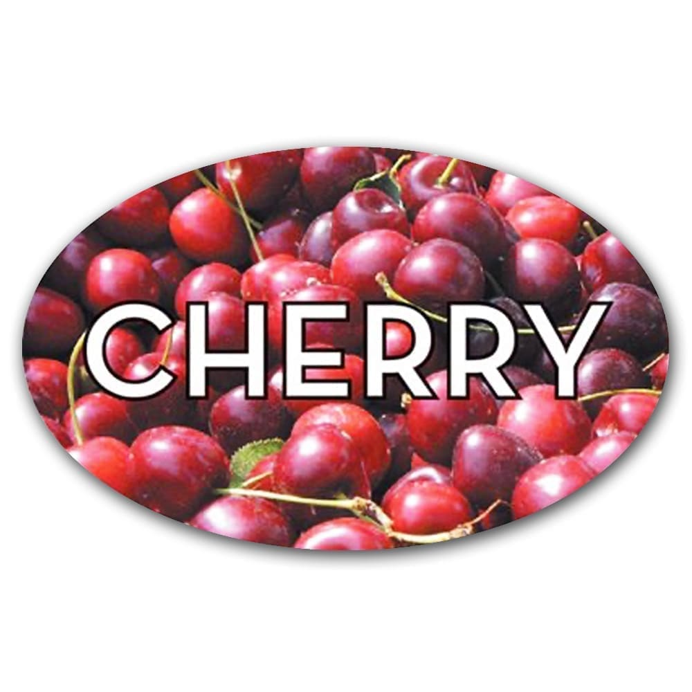 Cherry Pie Label with Cherries - 500 Stickers | Bakery Labels