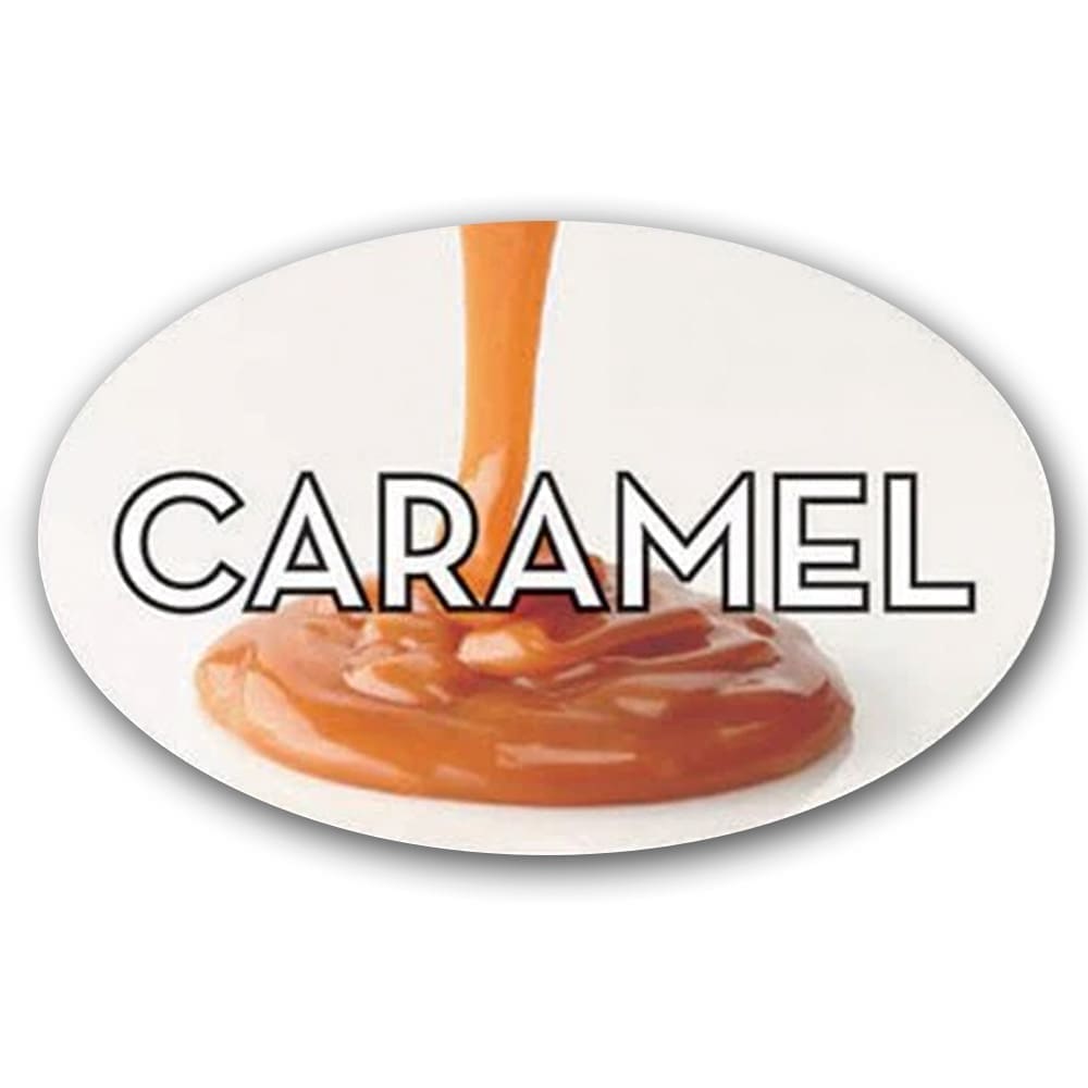Caramel Label – 500 Bakery Stickers per Roll