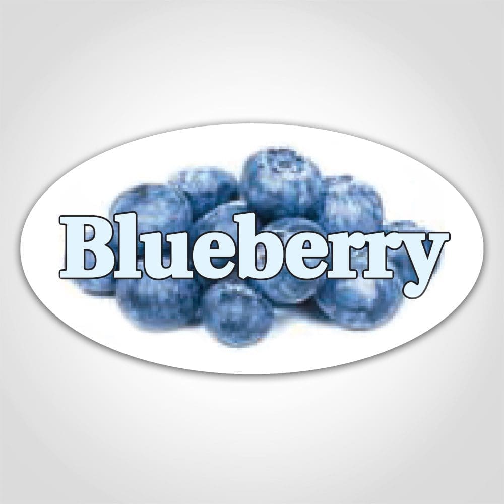 Blueberry Labels | 500 Stickers - Brenmarco.com