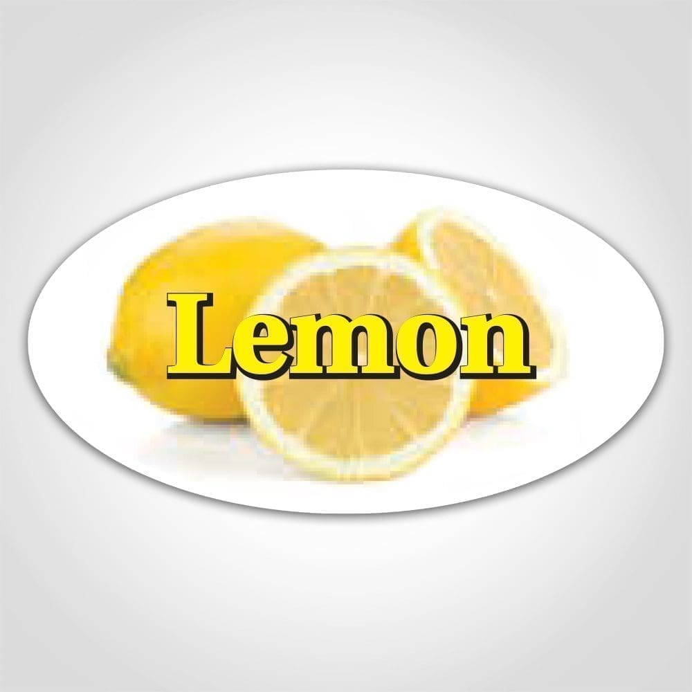 Lemon Labels | 500 Stickers - Brenmarco.com
