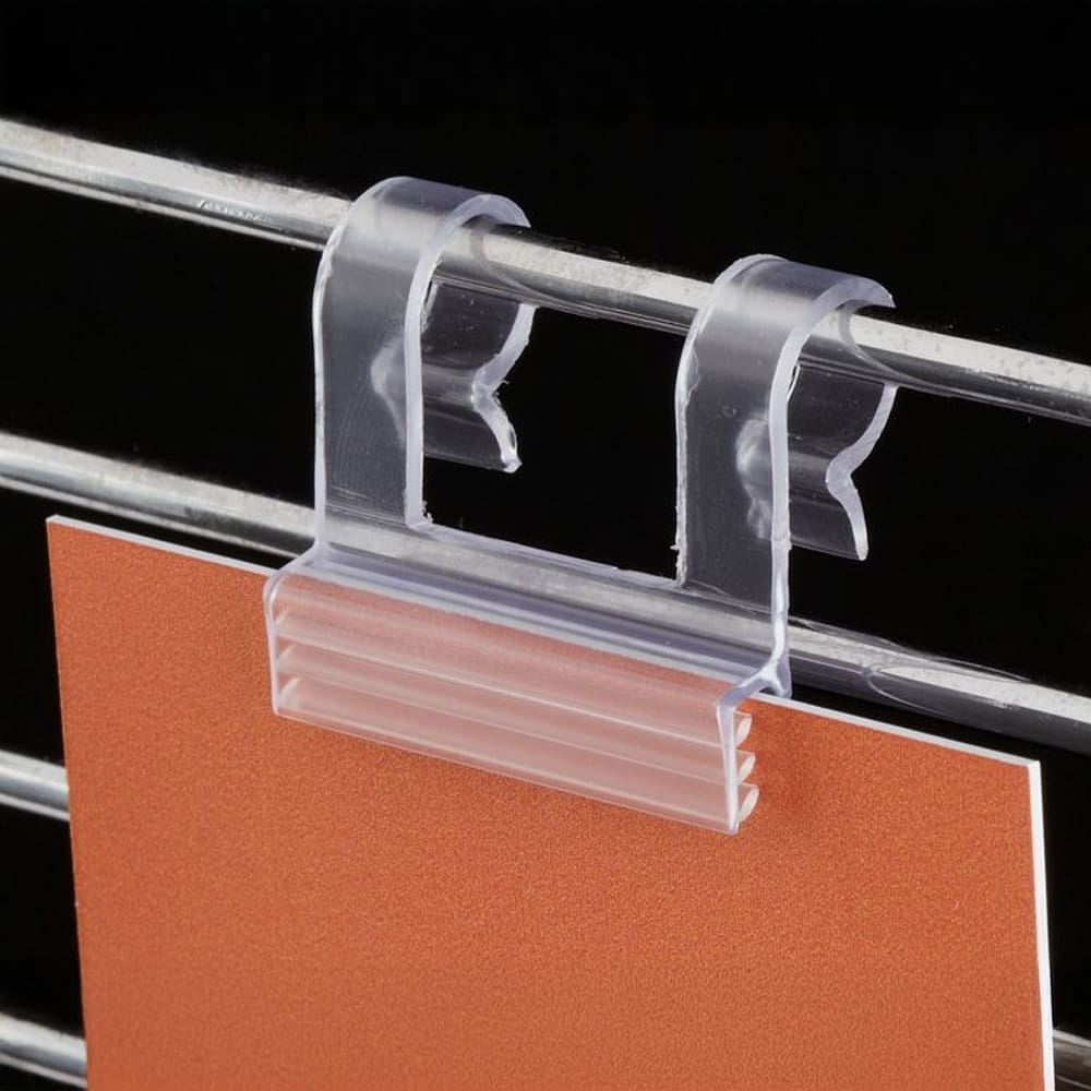 Clip Grip Wire Sign Holder | Secure Retail Signage | Brenmar